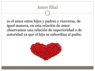 Valor del amor | PPTX