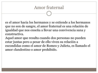 Valor del amor | PPTX