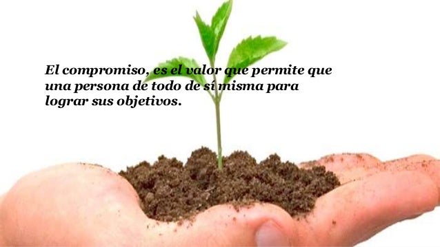 Valor del compromiso