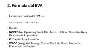 Valor Económico Agregado valorizado la empresa | PDF
