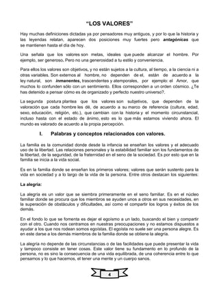 Valores | PDF
