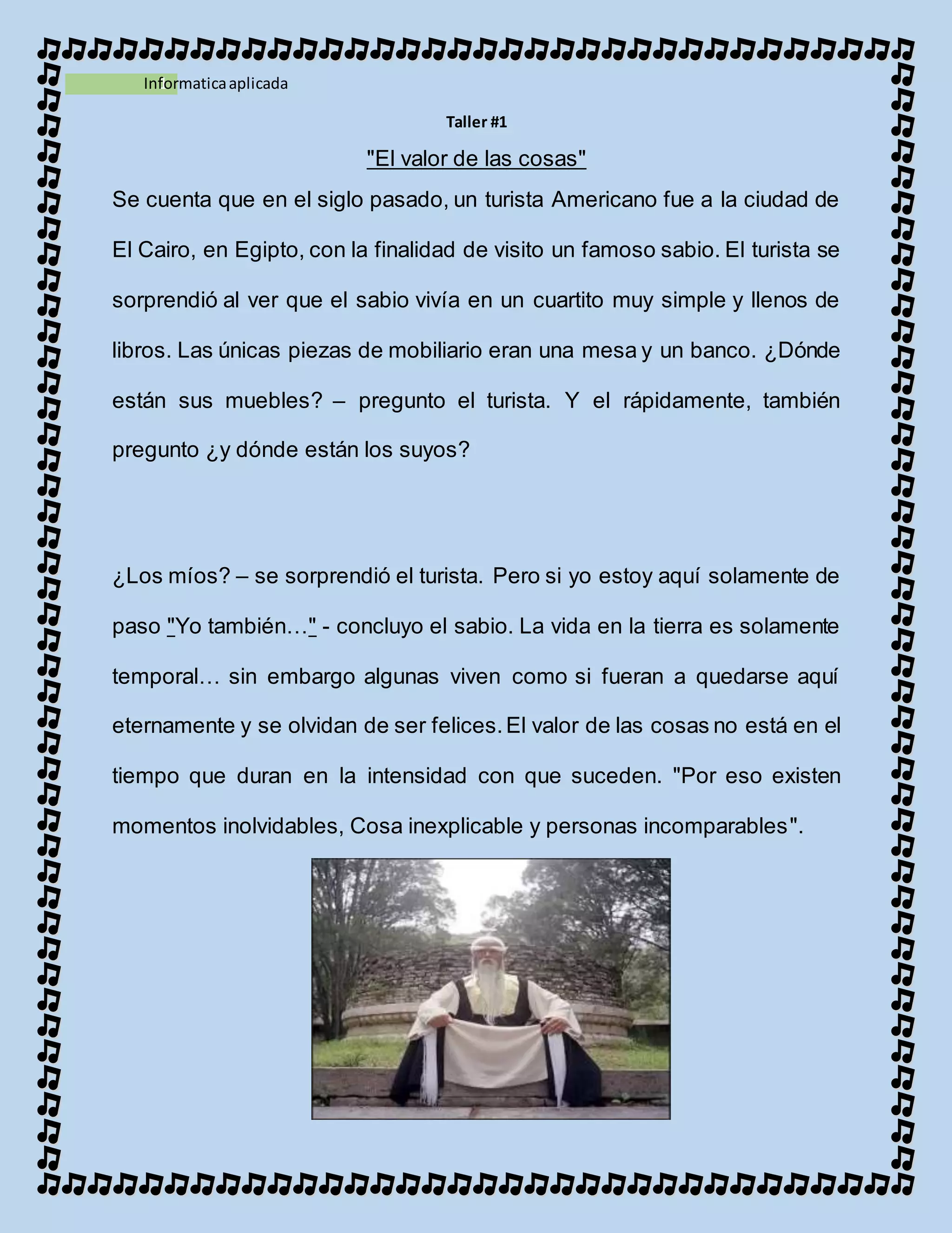 El Valor de las Cosas | DOCX