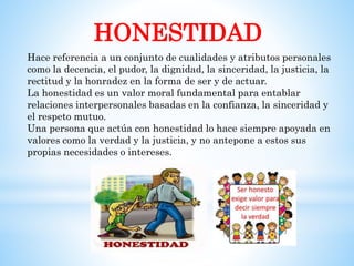 los cinco valores mas importantes en la educación de un niño | PPTX