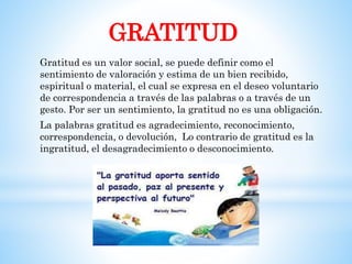 los cinco valores mas importantes en la educación de un niño | PPTX