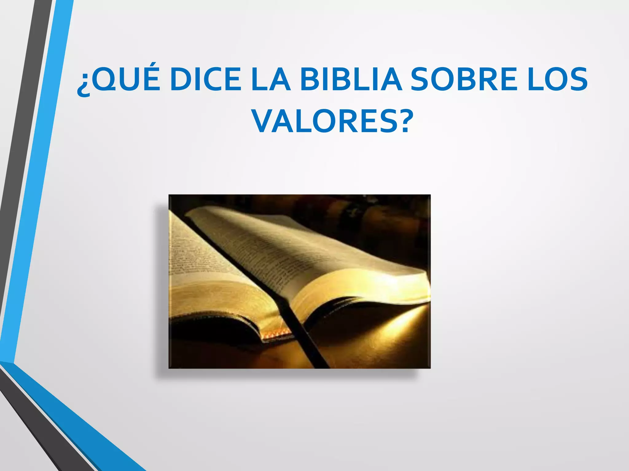 Valores bíblicos | PDF