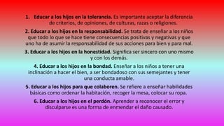 Valores de casa y colegio | PPTX