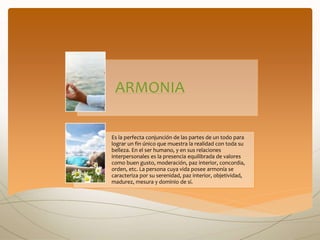Valores de la convivencia | PPTX