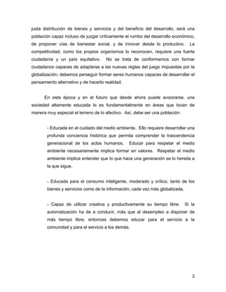 LOS VALORES DE LA EDUCACION EN EL NUEVO MILENIO por Sylvia Schmelkes | PDF