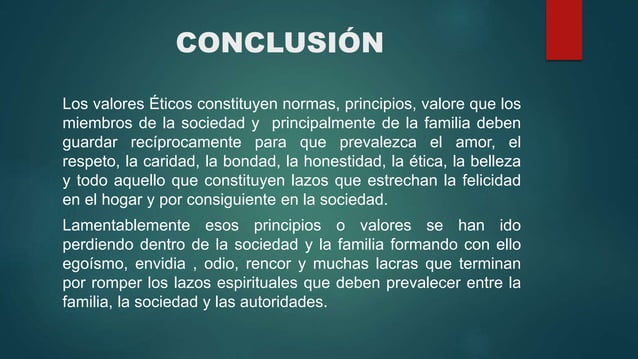 Valores eticos | PPTX