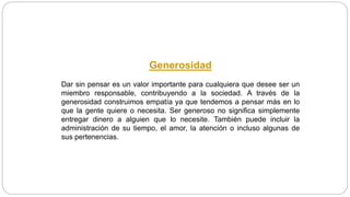 Valores familiares | PPTX