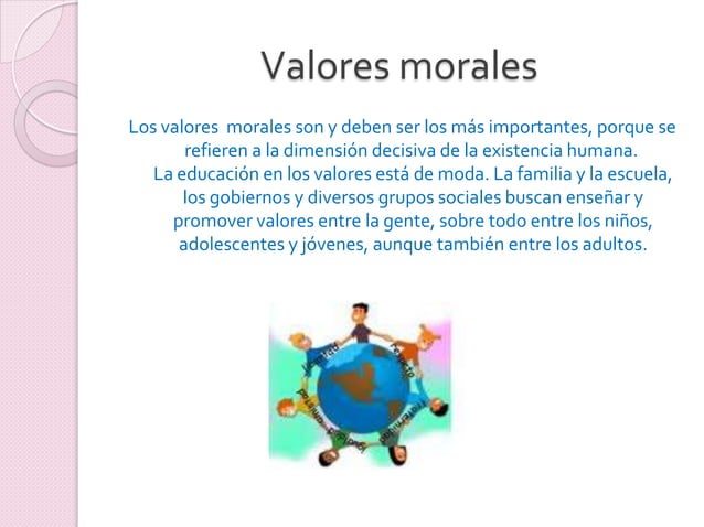 Valores humanos | PPTX