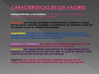 Valores Humanos | PPTX