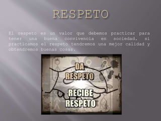 Valores humanos | PPTX