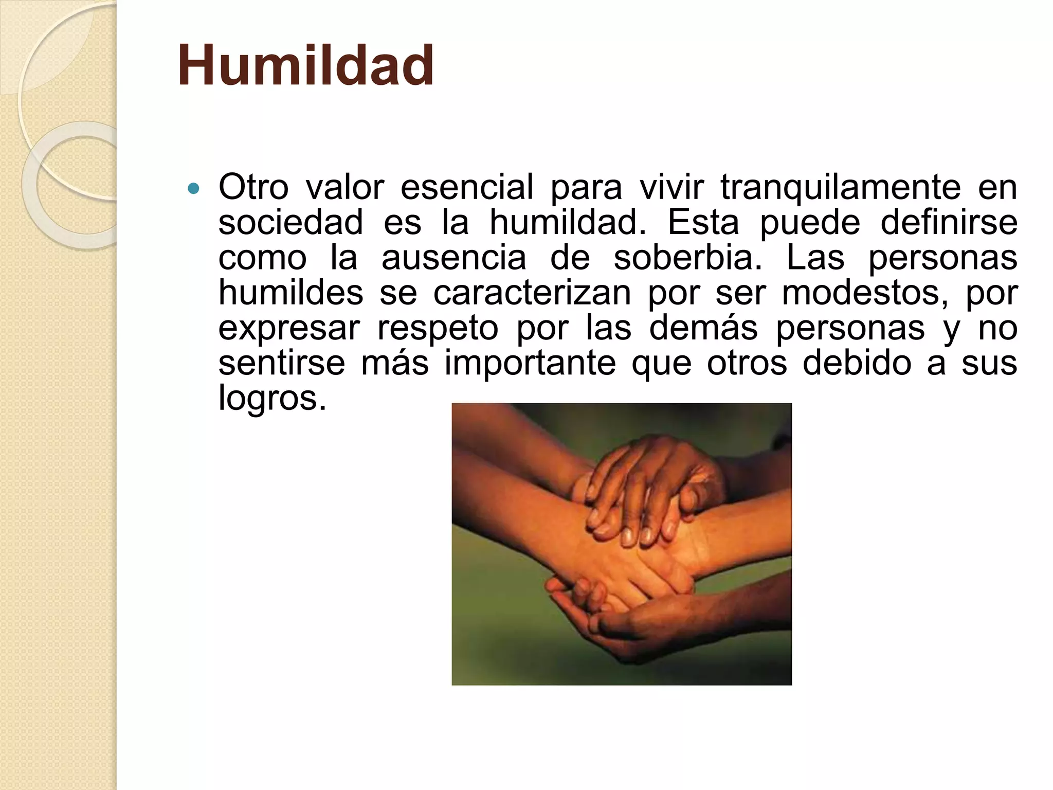 Valores humanos | PPT