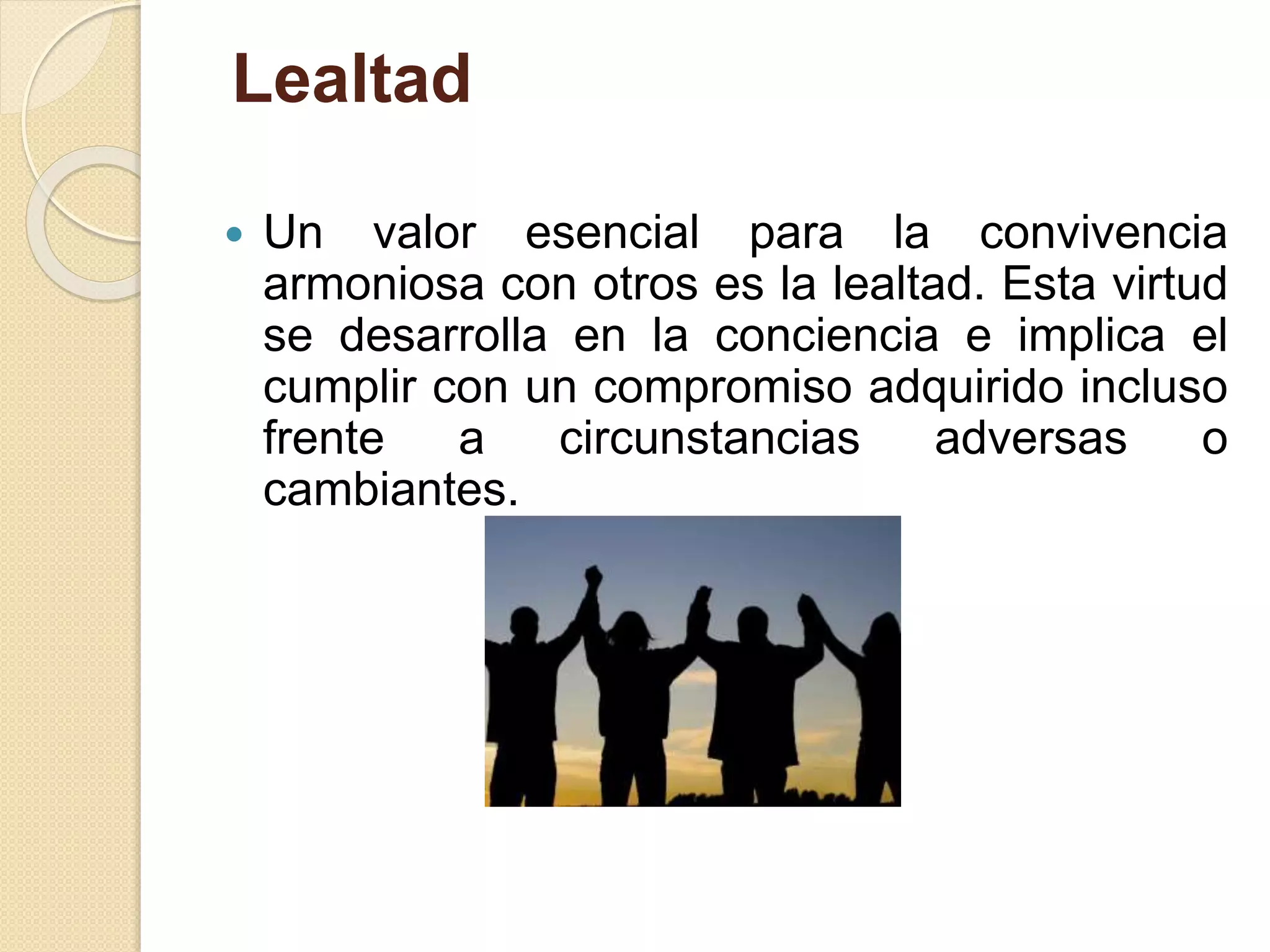 Valores humanos | PPT