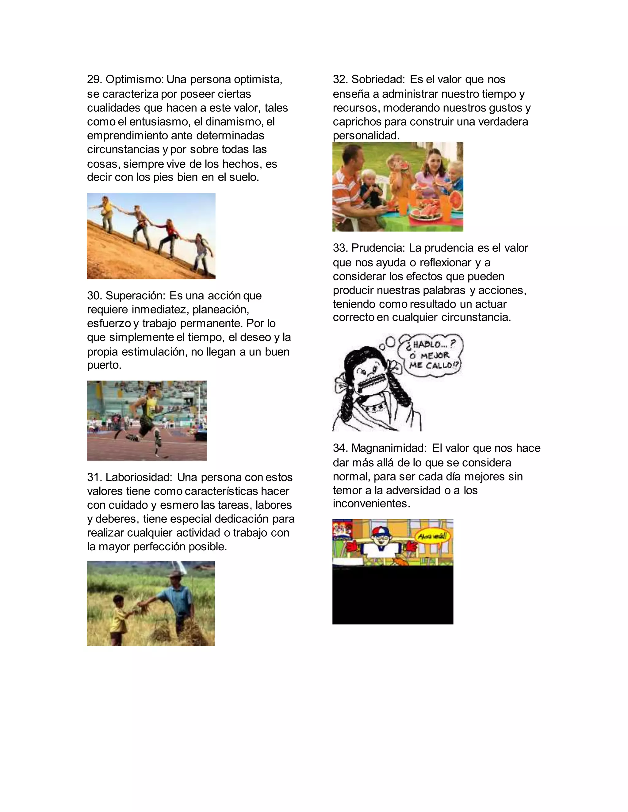 Valores humanos y su definición | DOCX | Spirituality | Religion ...