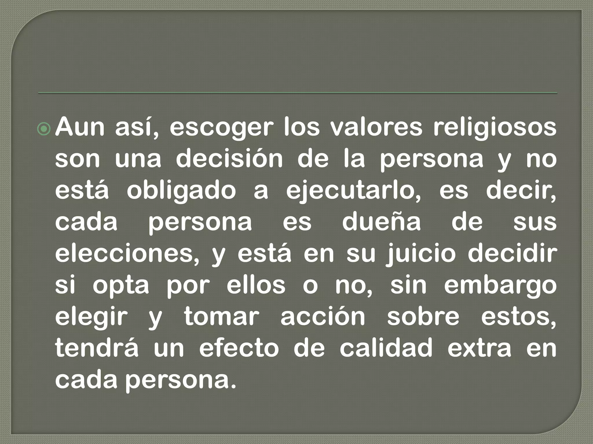 Valores religiosos | PPT