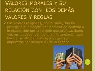 Valores religiosos | PPTX