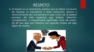 Valores sociales | PPTX
