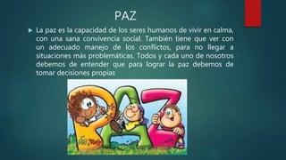Valores sociales | PPTX