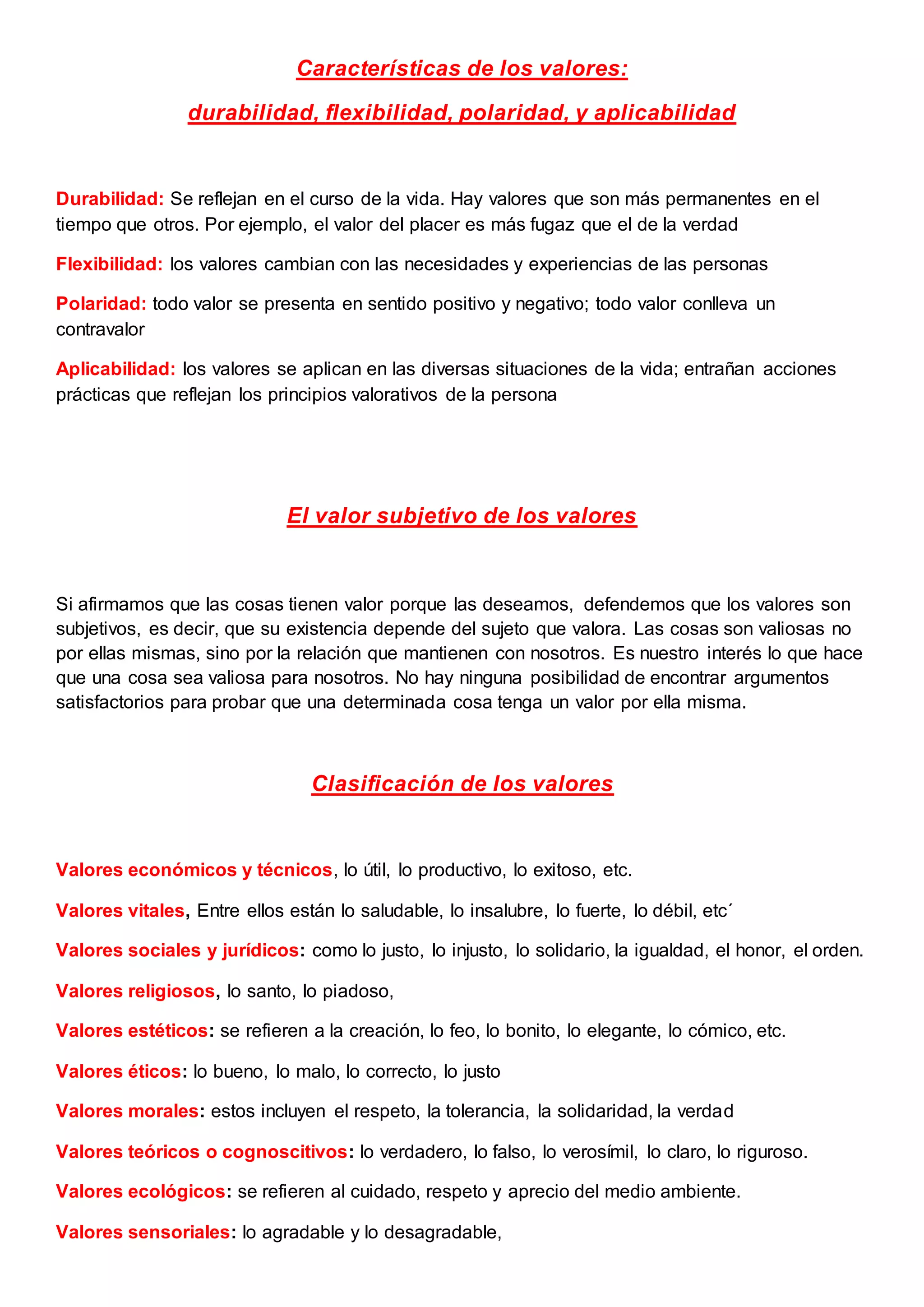Valores éticos | PDF