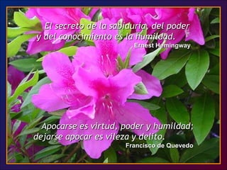 Valores Trascendentales La Humildad | PPS