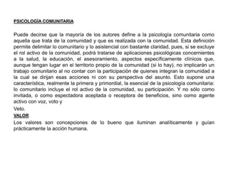 VALORES Y PRINCIPIOS DE LA PSICOLÓGÍA COMUNITARIA.pptx