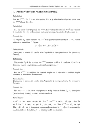 Valores y vectores propios | PDF