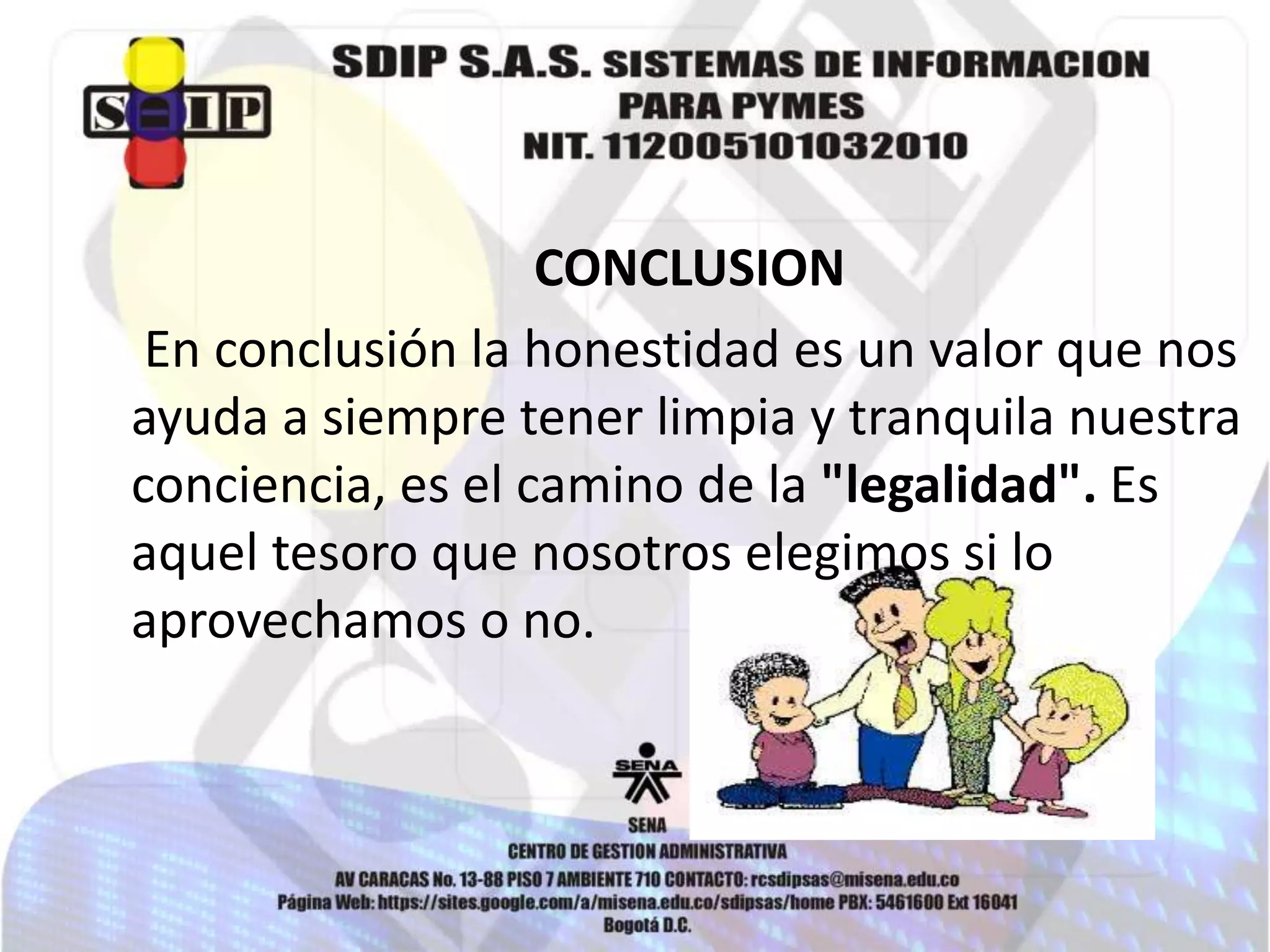 Valor honestidad | PPT