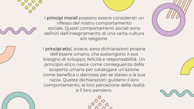 Valori e principi | PPTX