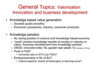 Valorisation Sustainable Development 22feb10 | PPT