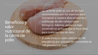 Valor Nutricional del Pollo presentacion.pptx