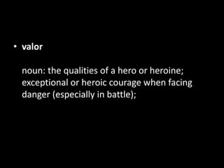 Valor Of Bible Manhood | PPTX