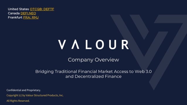 Valour Investor Deck 2022 | PPT