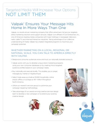 Valpak media kit (chippewa valley) | PDF