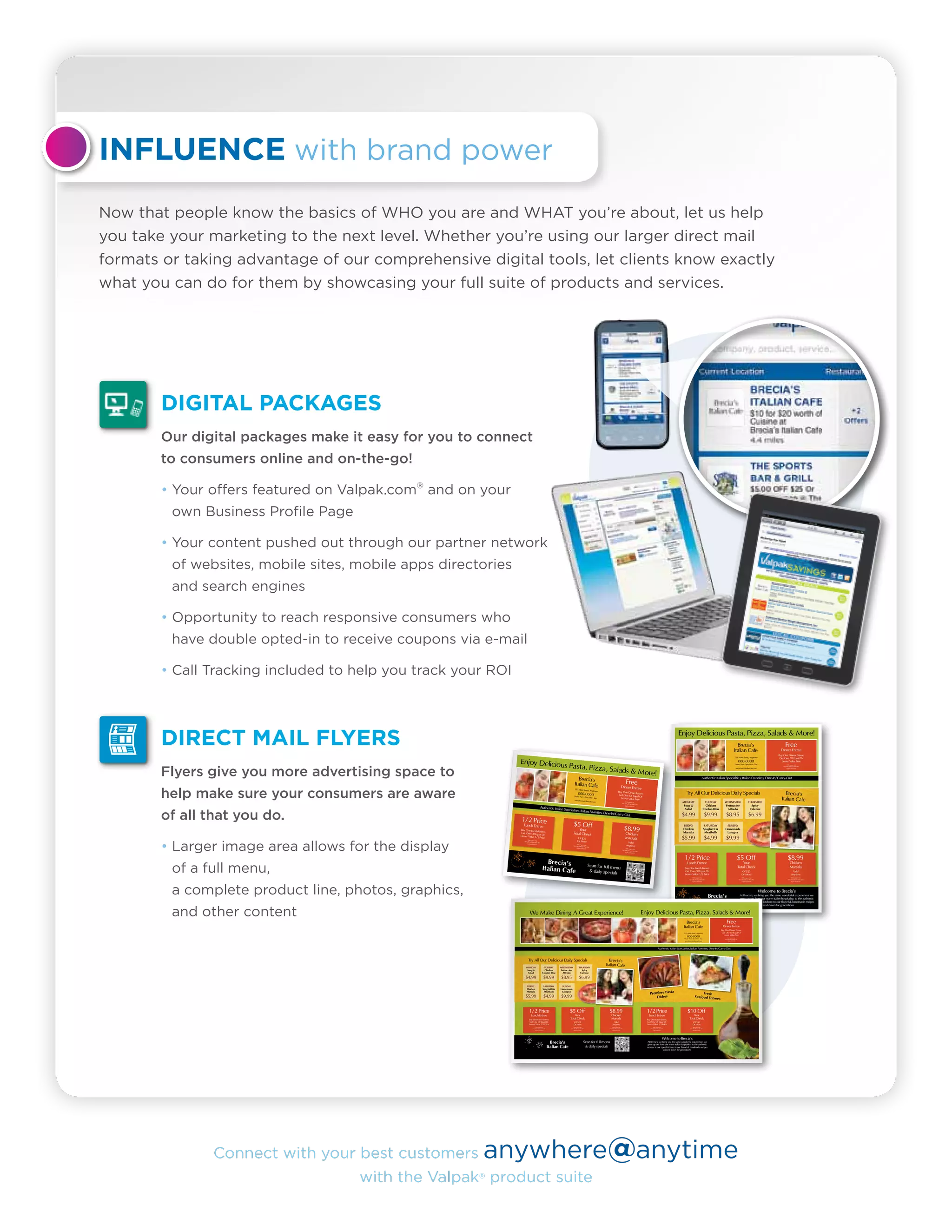 Valpak Product Brochure | PDF | Business | Business and Finance