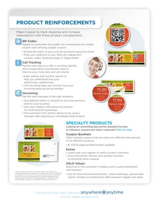 Valpak Product Brochure | PDF | Business | Business and Finance