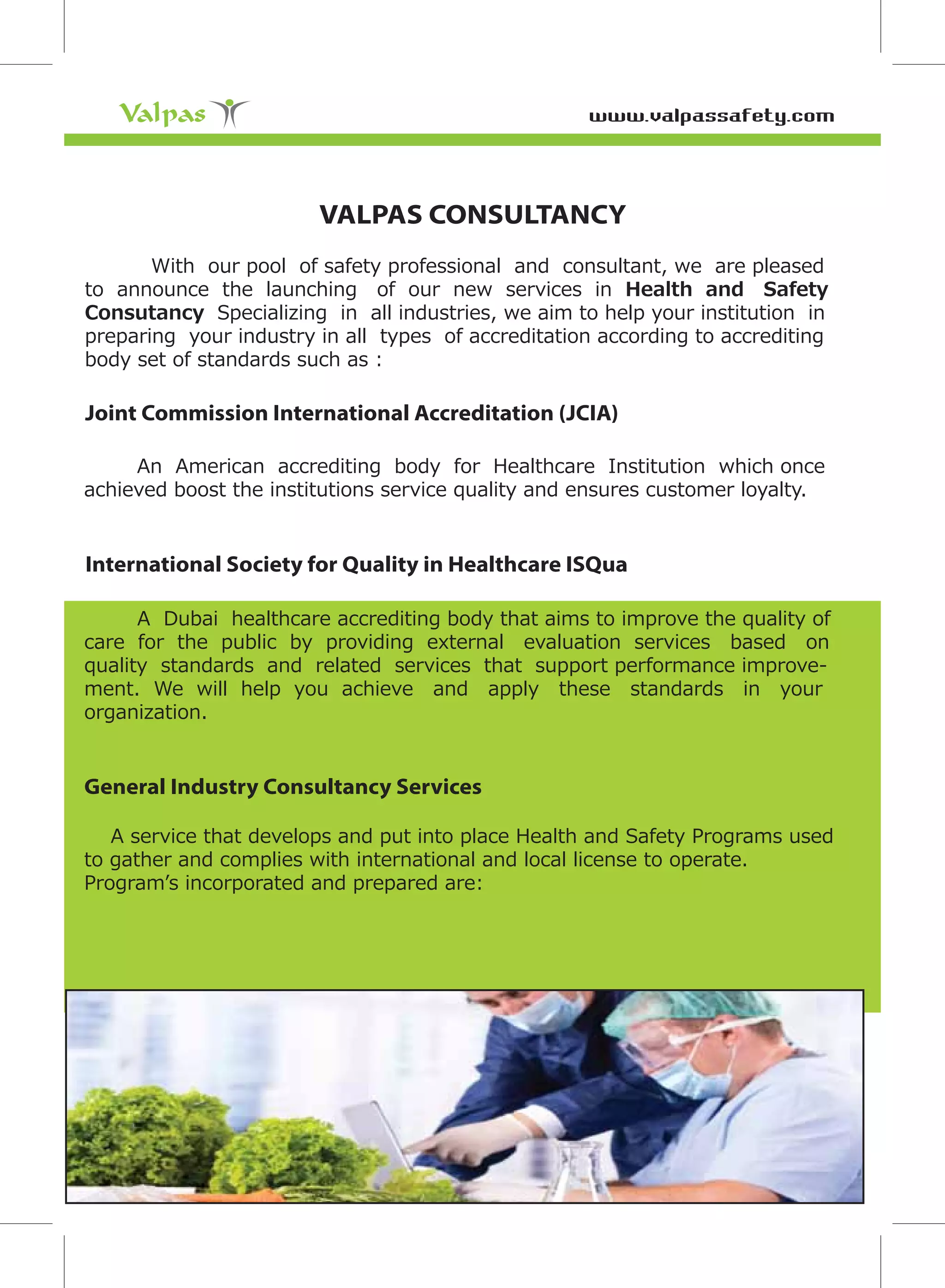 Valpas services company profile | PDF