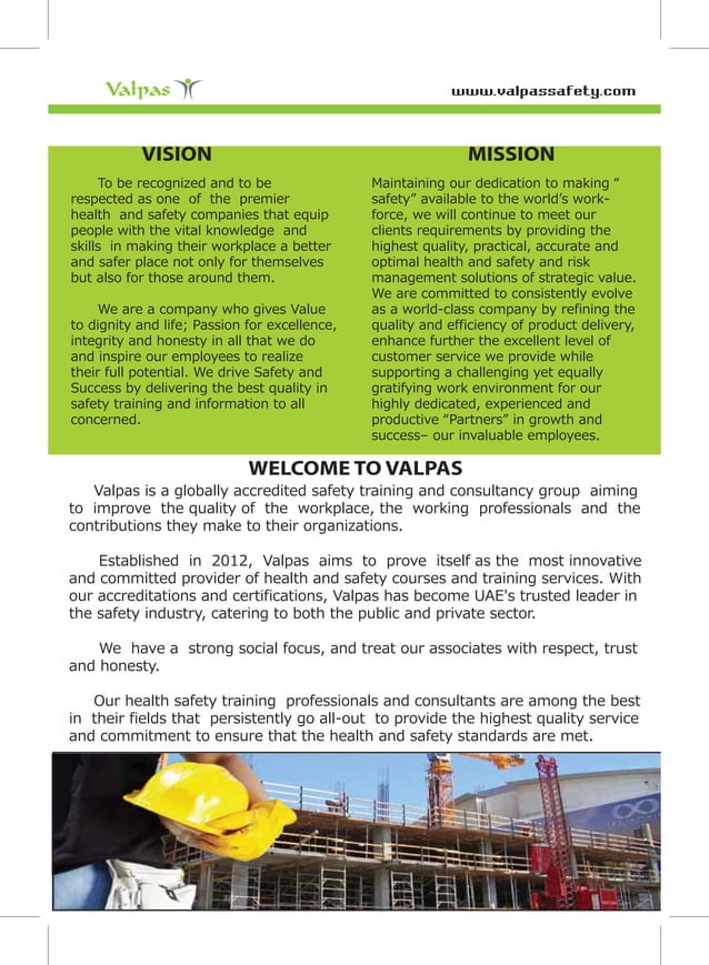 Valpas services company profile | PDF