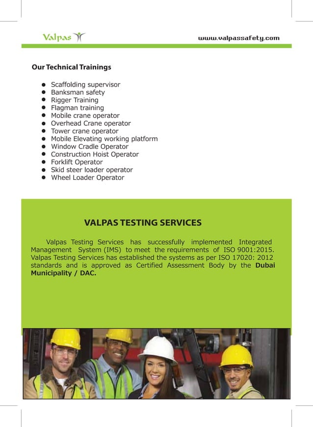 Valpas services company profile | PDF