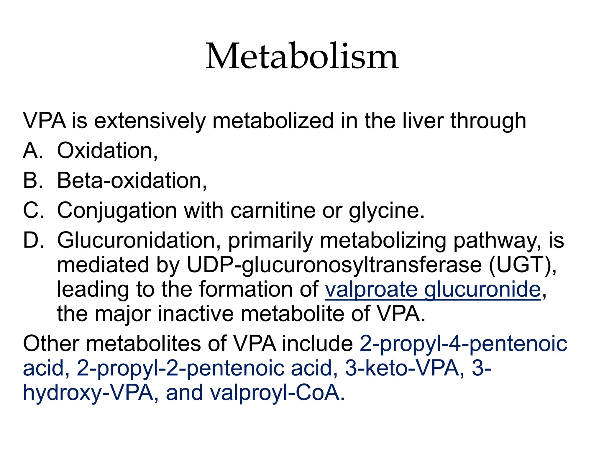 Valproic Acid. (VPA). Antiseizure medication | PPTX