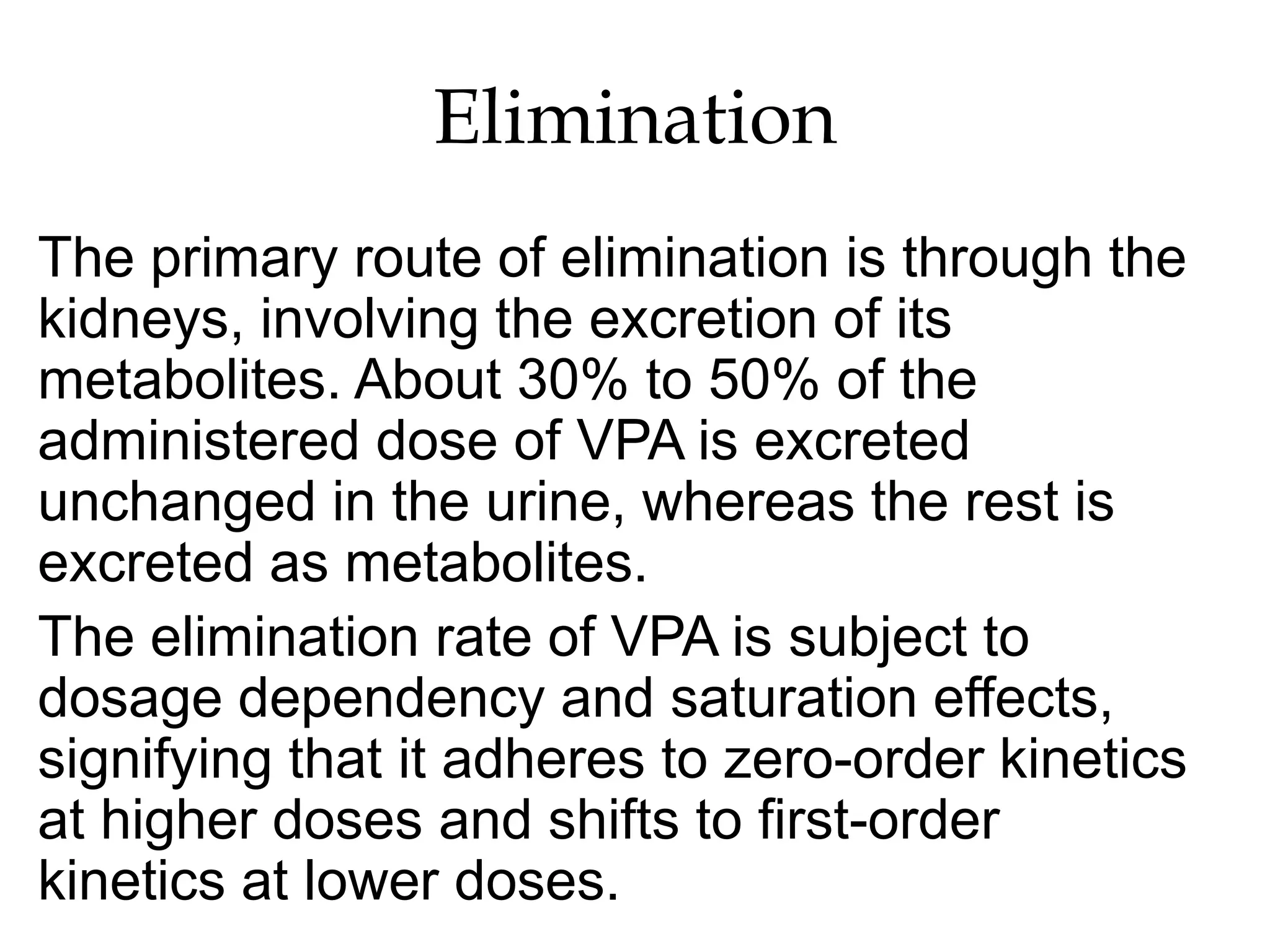 Valproic Acid. (VPA). Antiseizure medication | PPTX