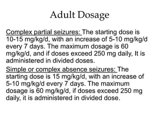 Valproic Acid. (VPA). Antiseizure medication | PPTX