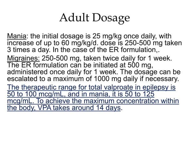 Valproic Acid. (VPA). Antiseizure medication | PPTX | Blood Disorders ...