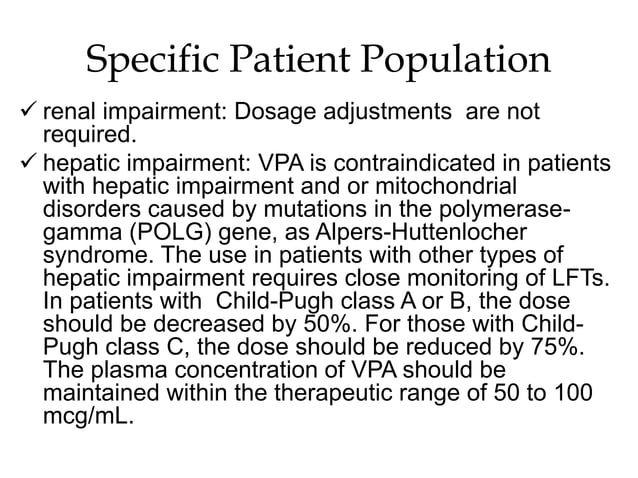 Valproic Acid. (VPA). Antiseizure medication | PPTX | Blood Disorders ...