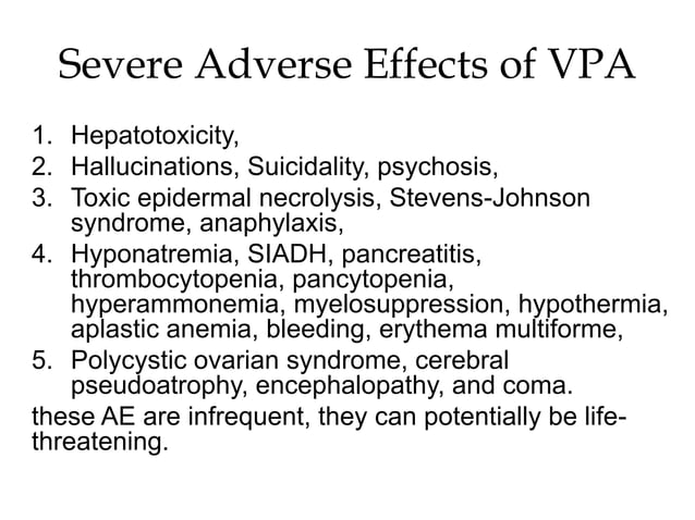 Valproic Acid. (VPA). Antiseizure medication | PPTX | Blood Disorders ...