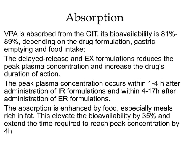 Valproic Acid. (VPA). Antiseizure medication | PPTX | Blood Disorders ...