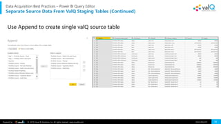 ValQ Data Acquisition Transformation Techniques | PPT | Free Download