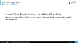 ValQ Data Acquisition Transformation Techniques | PPT | Free Download