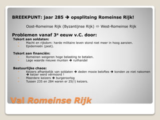 Val Romeinse Rijk | PPTX